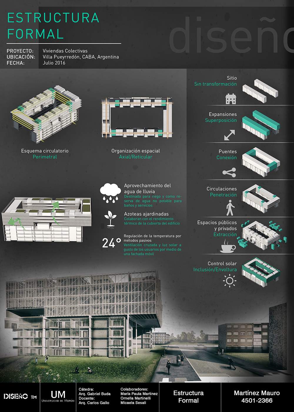 Diseño + arquitectura: Mauro Martínez - Estructura formal