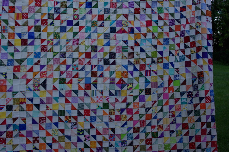 Sane, Crazy, Crumby Quilting: A Flimsy and A Smiley Face!