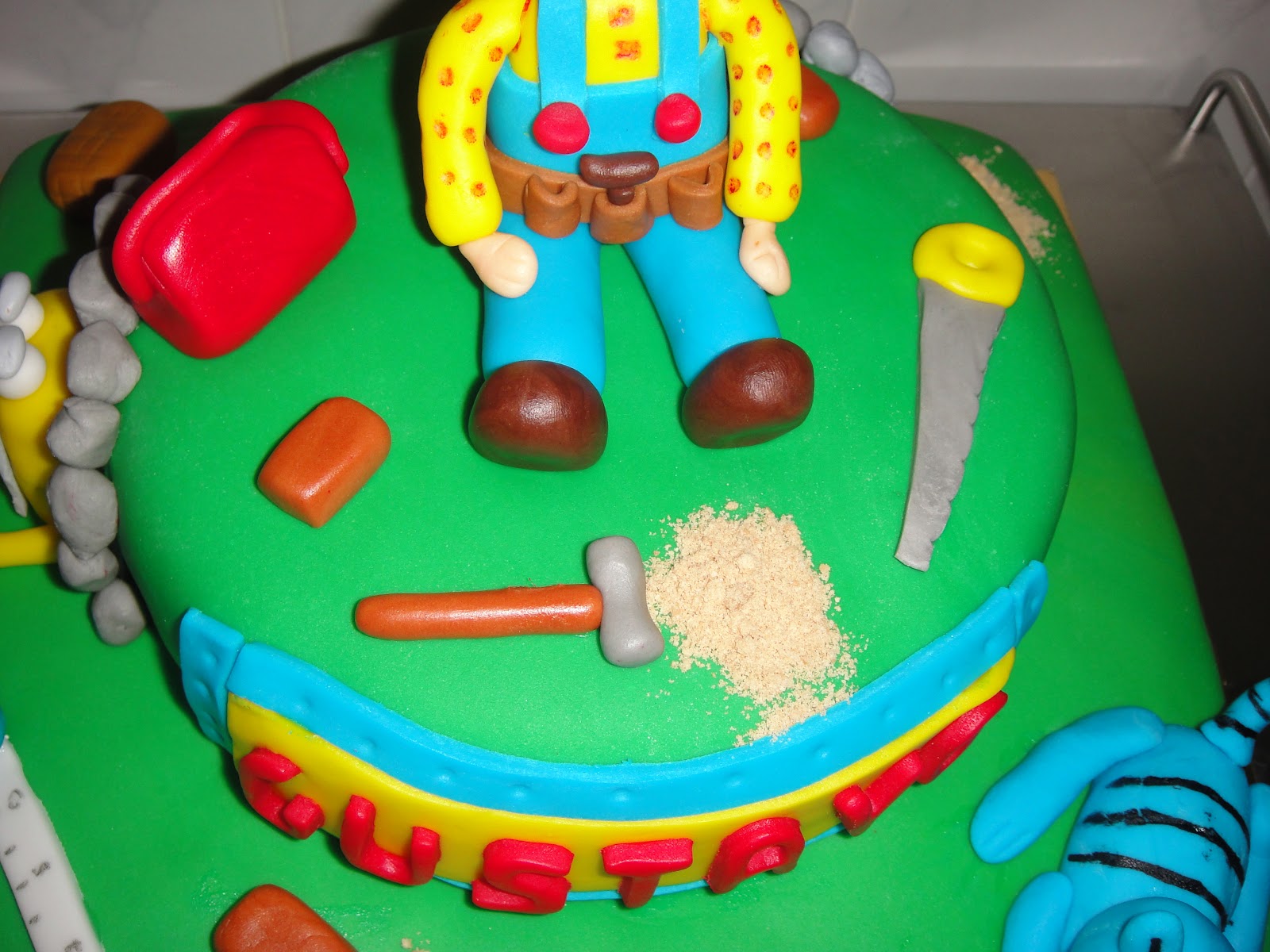 Pink Star Bolos: Bob o Construtor