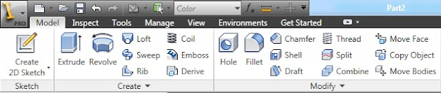 MENGENAL JENIS TOOLBAR PADA AUTODESK INVENTOR - Design Of Manufacture