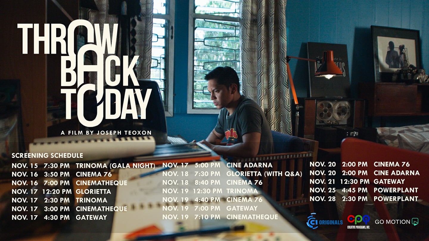 LOOK: THROWBACK TODAY Full Trailer and Cinema One Originals Schedule ...