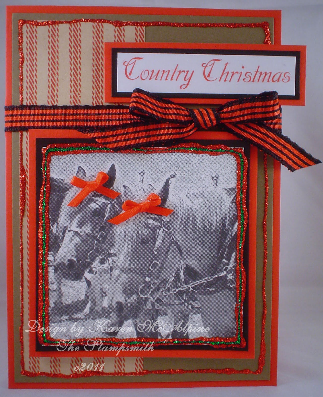 The Stampsmith: Country Christmas Card