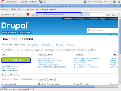 Explorador de Redes: Como Instalar Apache2+PHP+Postgresql+drupal en debian squeeze 6.0