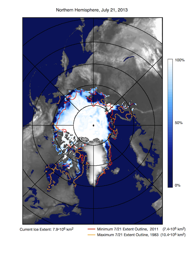 Terra Forming Terra: Cyclone Chewing up Arctice Sea Ice