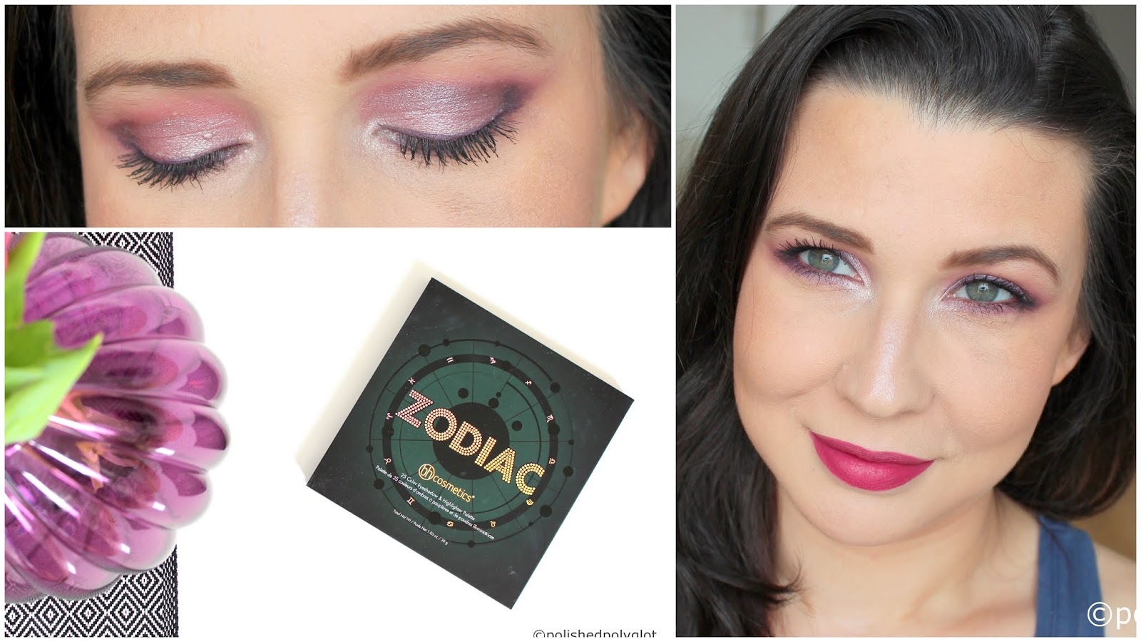 Makeup │ Ice Pink and Berry Look for the Sign of Leo [Zodiac Makeup ...