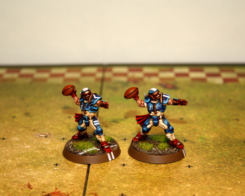 The Art of War: Blood Bowl: New Human Team Painted