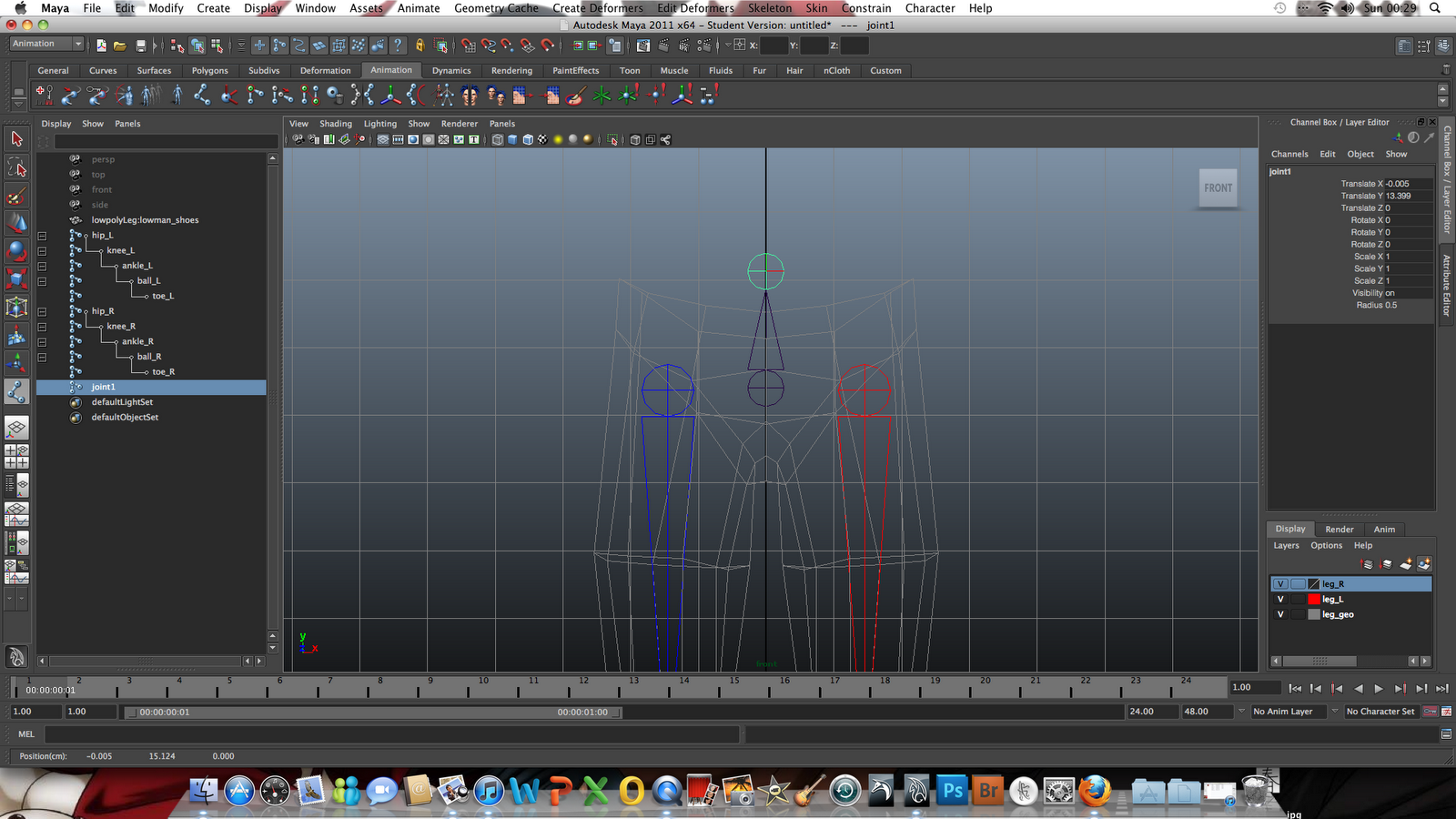 Rigging: Using Maya: Rigging Legs