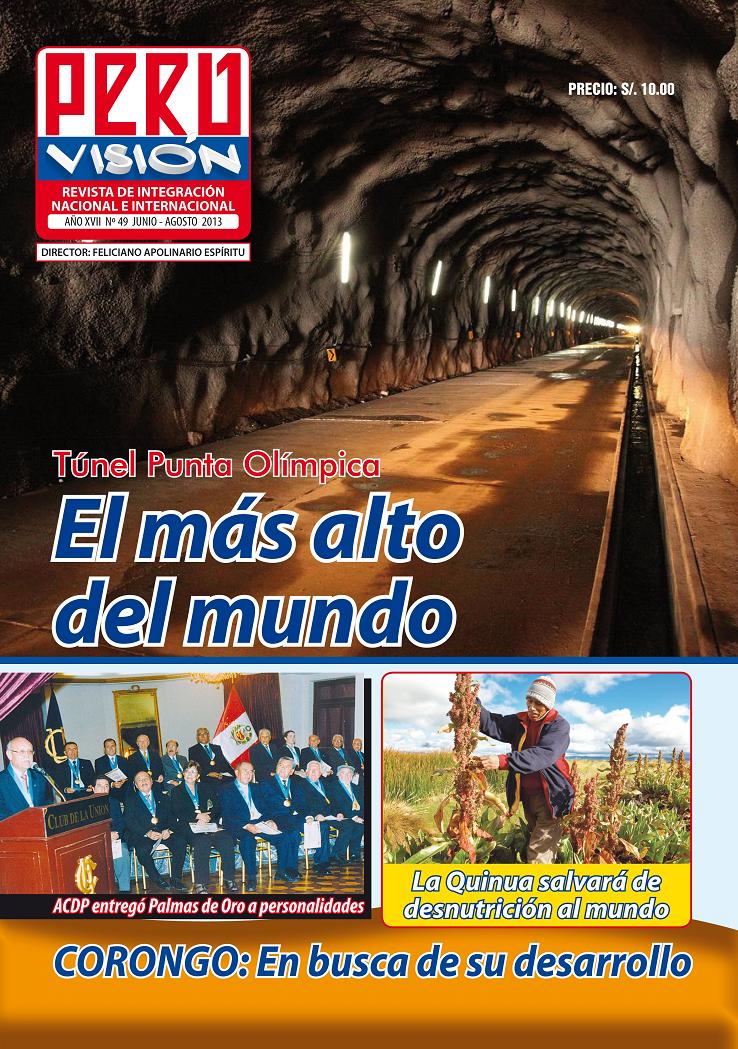 Perú Visión: Portada, edición impresa