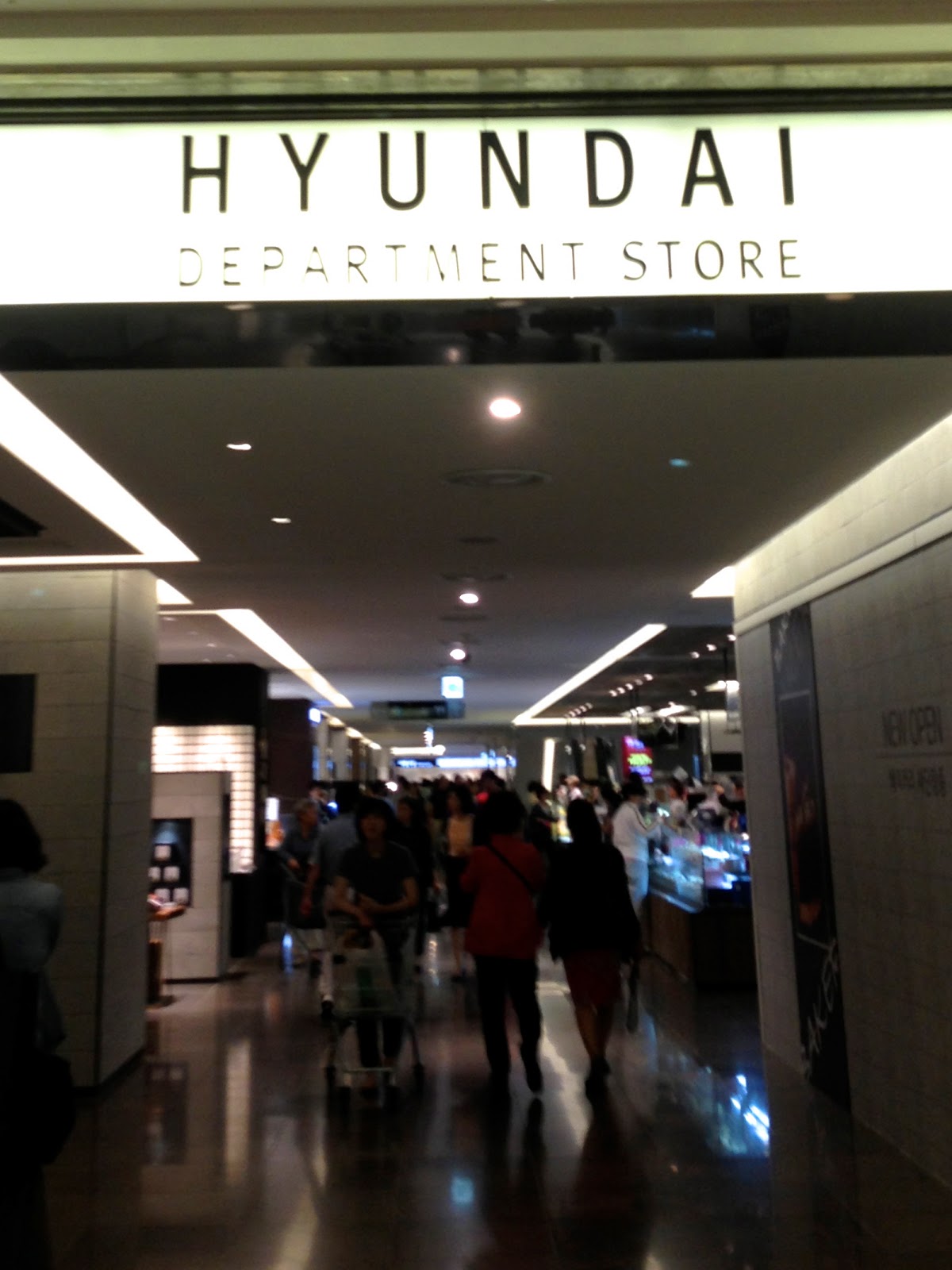 emma goes east : Hyundai Department Store: My Own Personal Episode of ...