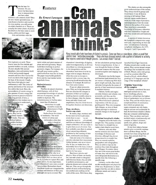 ALAM MO BA 'TO? (Do You Know This?): Can Animals Think