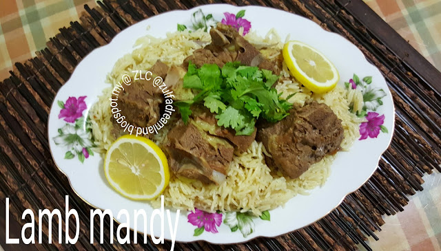 ZULFAZA LOVES COOKING: Iftar 25 : Lamb Mandy (Nasi Arab Mandy Kambing)