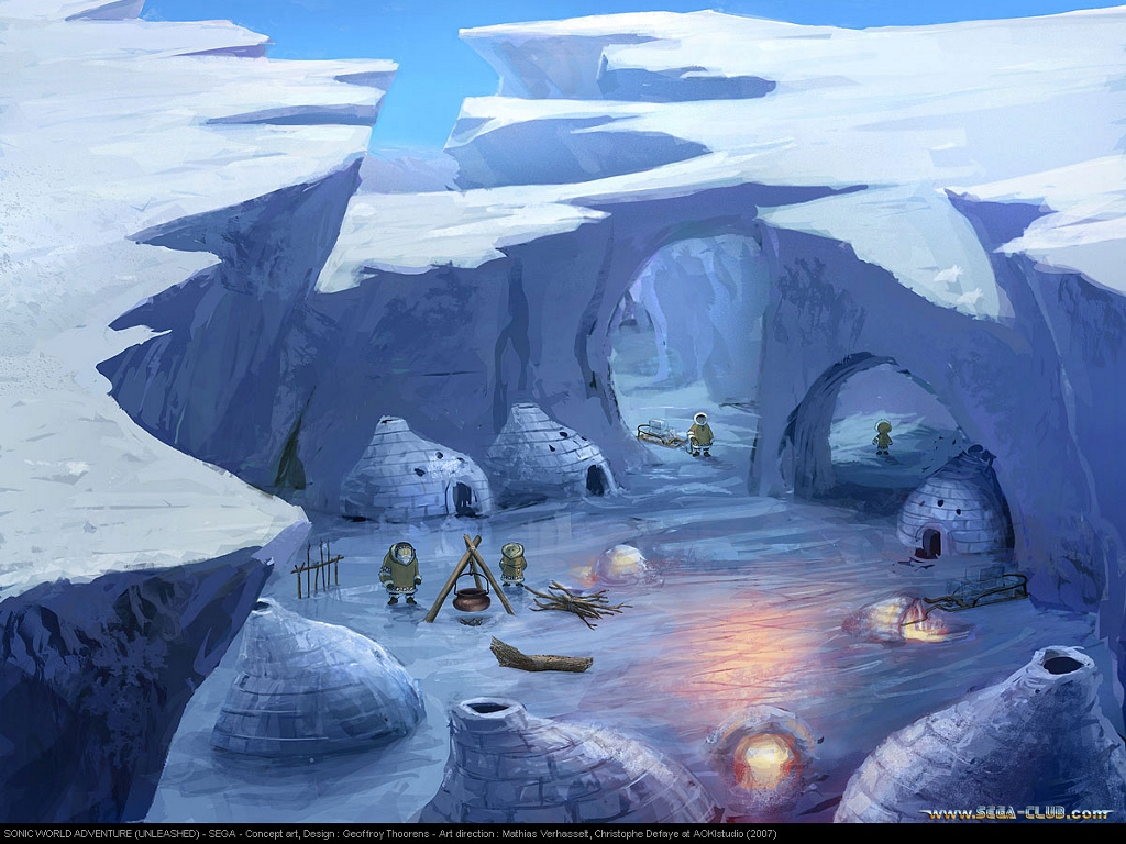 GAMING ROCKS ON: Game Art #52: Sonic Unleashed Concept Art Gallery