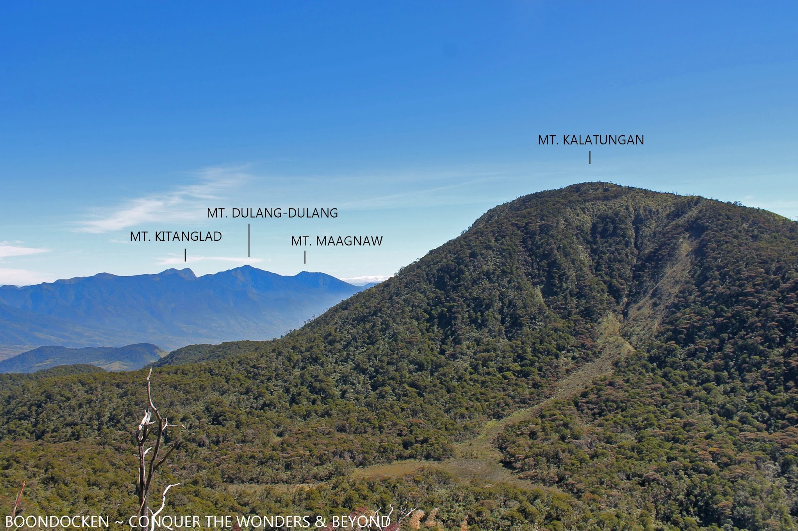Mt. Kalatungan - Wiji Peak (circuit) dayhike | Boondocken