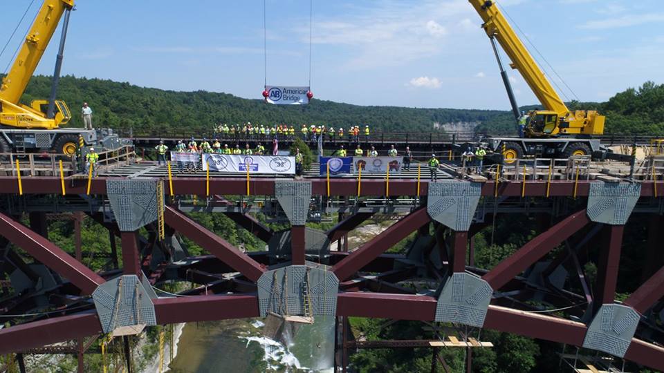 Industrial History: 1852+1875+1903+2017 (NS+CP)/Erie Portage Bridge ...