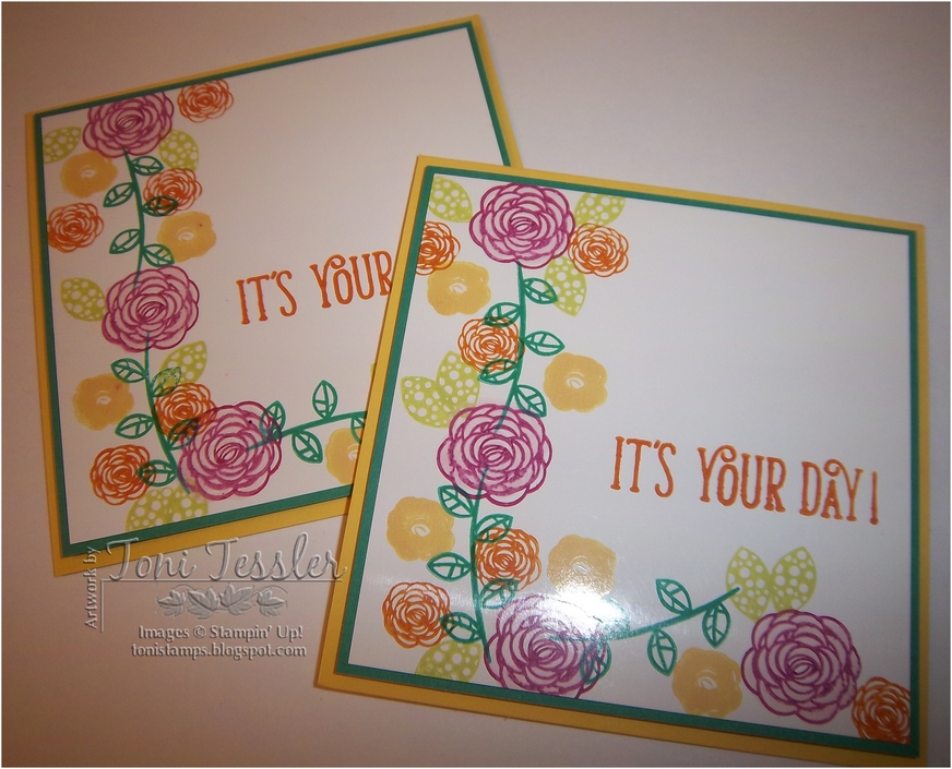 ToniStamps: Glossy card stock is back!