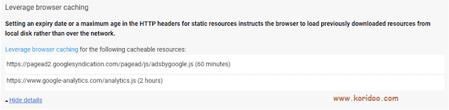 Cara Mengatasi Leverage Browser Caching Di Blog Dengan Mudah - K-Firdaus
