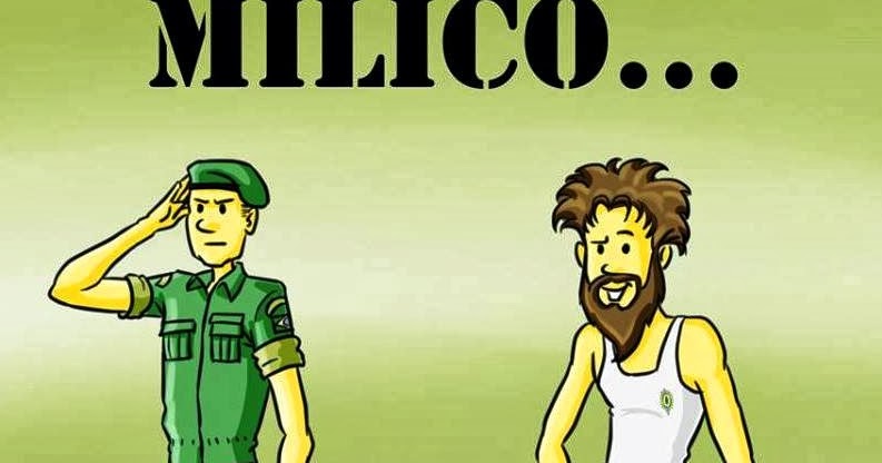 Milico Ponderão: MILICO NO EXPEDIENTE E NAS FÉRIAS