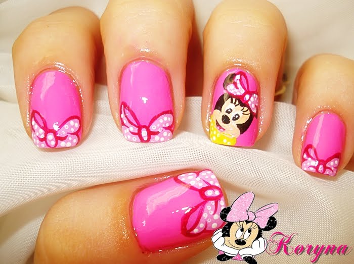 My Nails: Minnie mouse nails