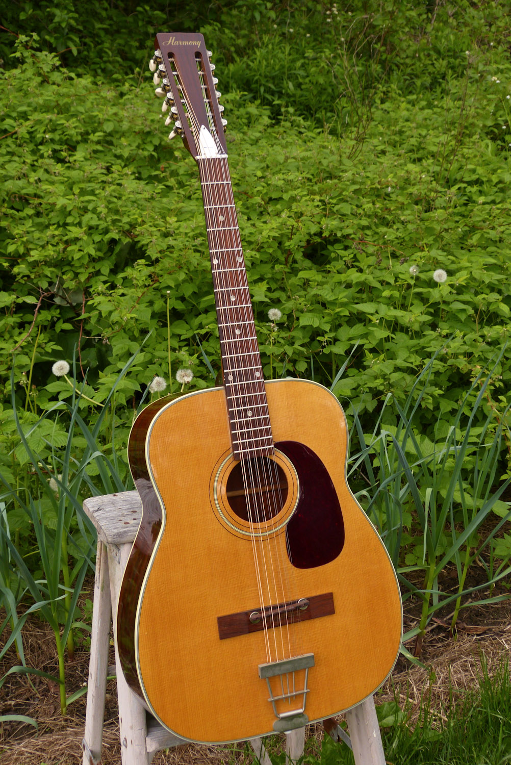 1968 Harmony H1270 Sovereign 12-String Jumbo Guitar (Modded)