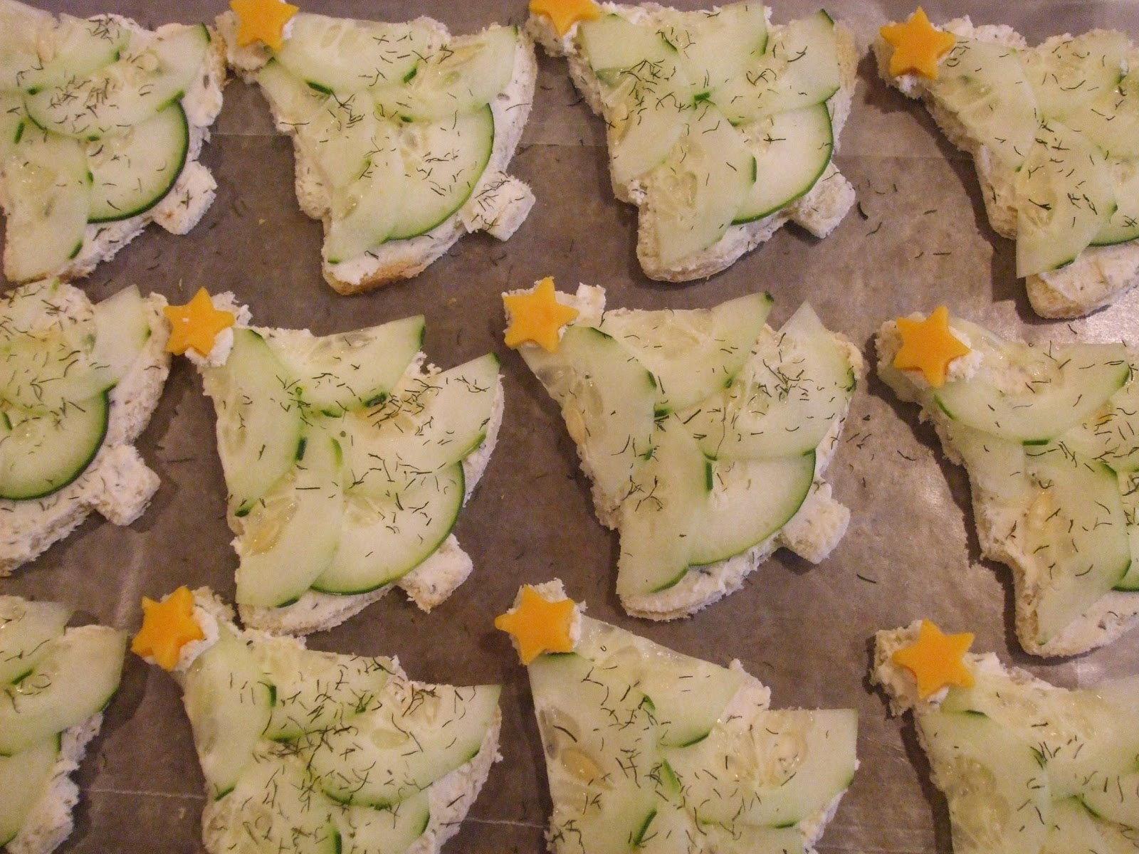 Rosemary's Sampler: Holiday Cucumber Sandwich