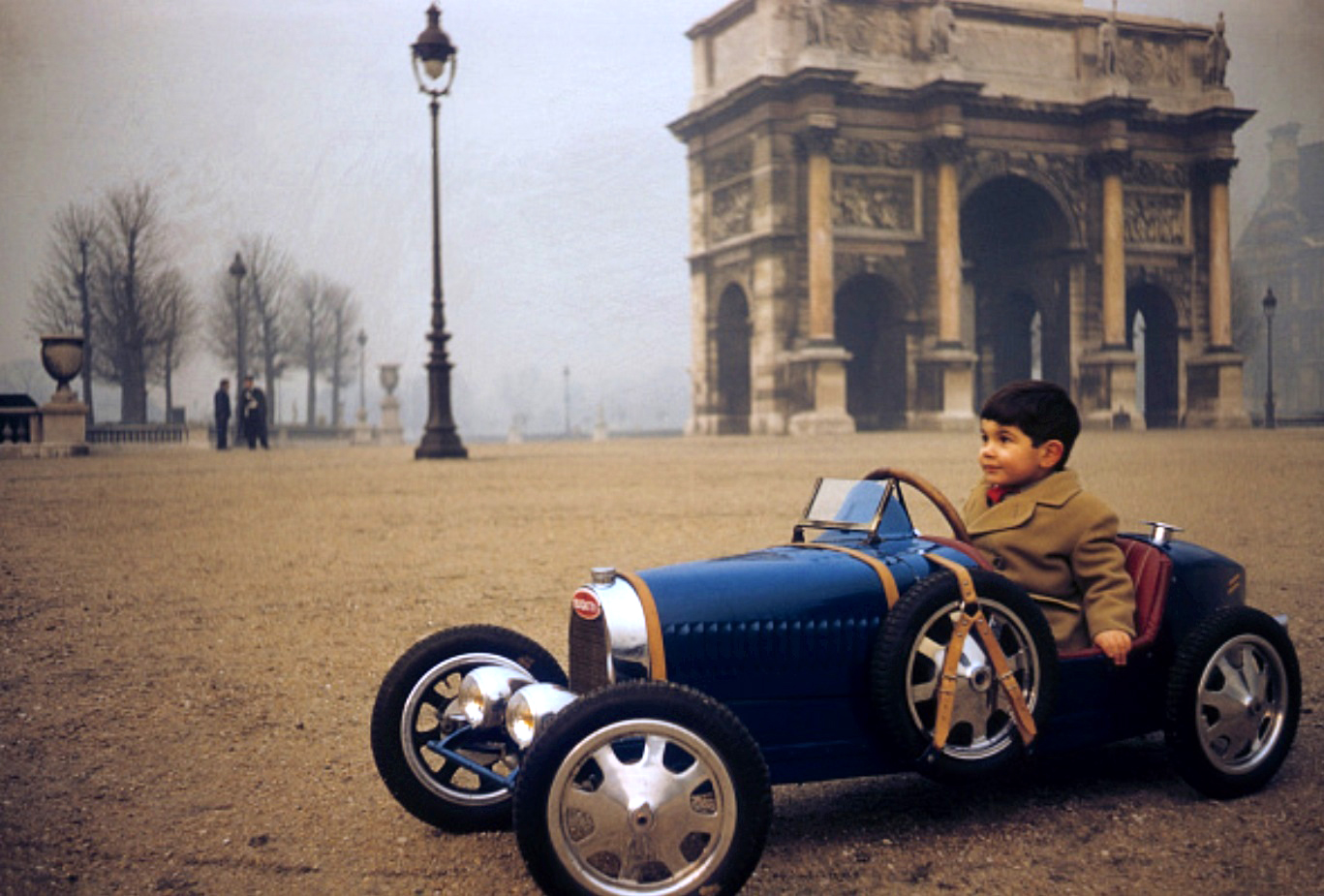 Just A Car Guy: 1956 kid with his Bugatti