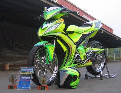 yamaha: modif motor jupiter mx 135cc