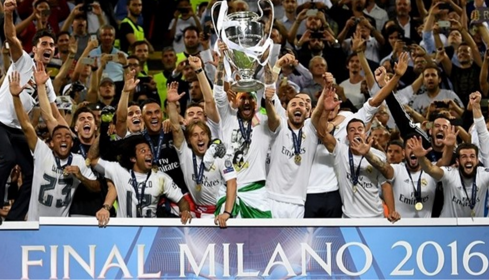 Madrid win the Champion league final 2016 over Atletico. - Curazy