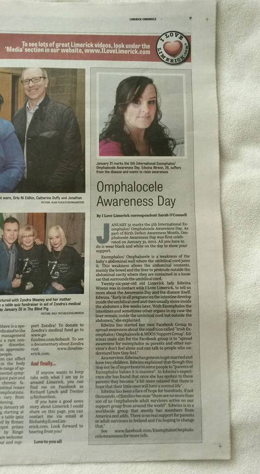 Exomphalos / Omphalocele Awareness