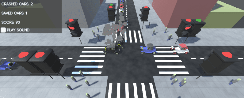 Traffic Light Simulator A Ludum Dare Game