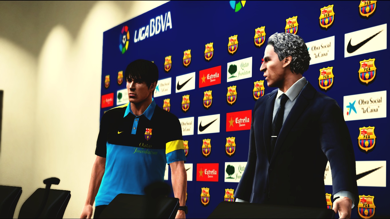 pes-modif: Download Barcelona Press Conference PES 2013