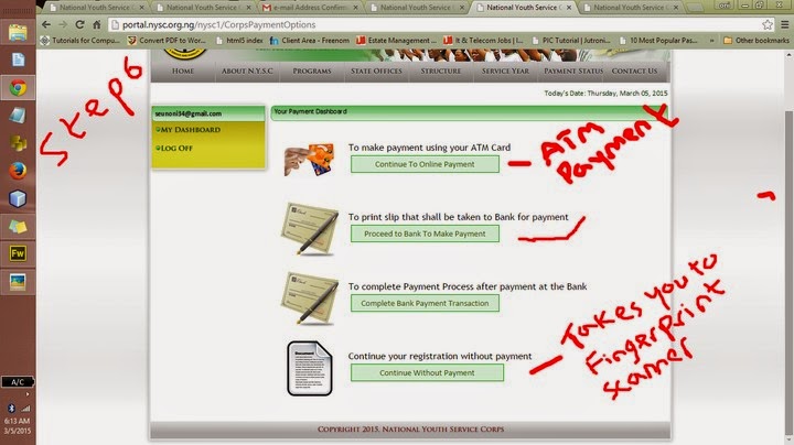PROCEDURE/STEP ON HOW TO REGISTER FOR THE NYSC ONLINE APPLICATION FORM ...