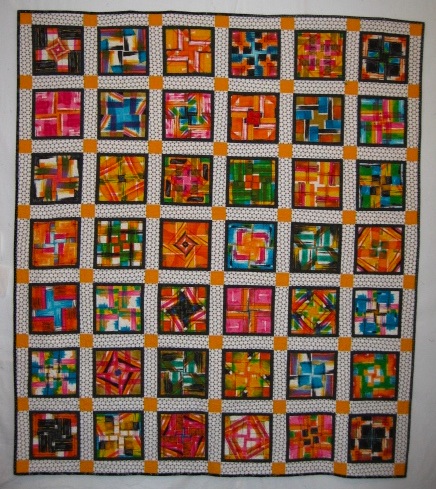 Studio Notes: Four-Patch Stacked Posie quilts