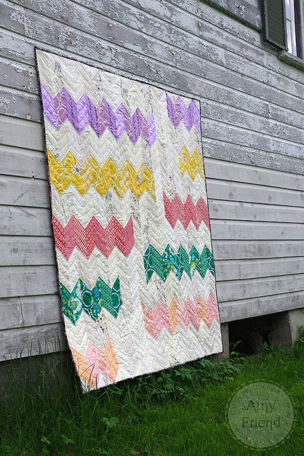 Trending Chevron Lap Quilt Tutorial | During Quiet Time