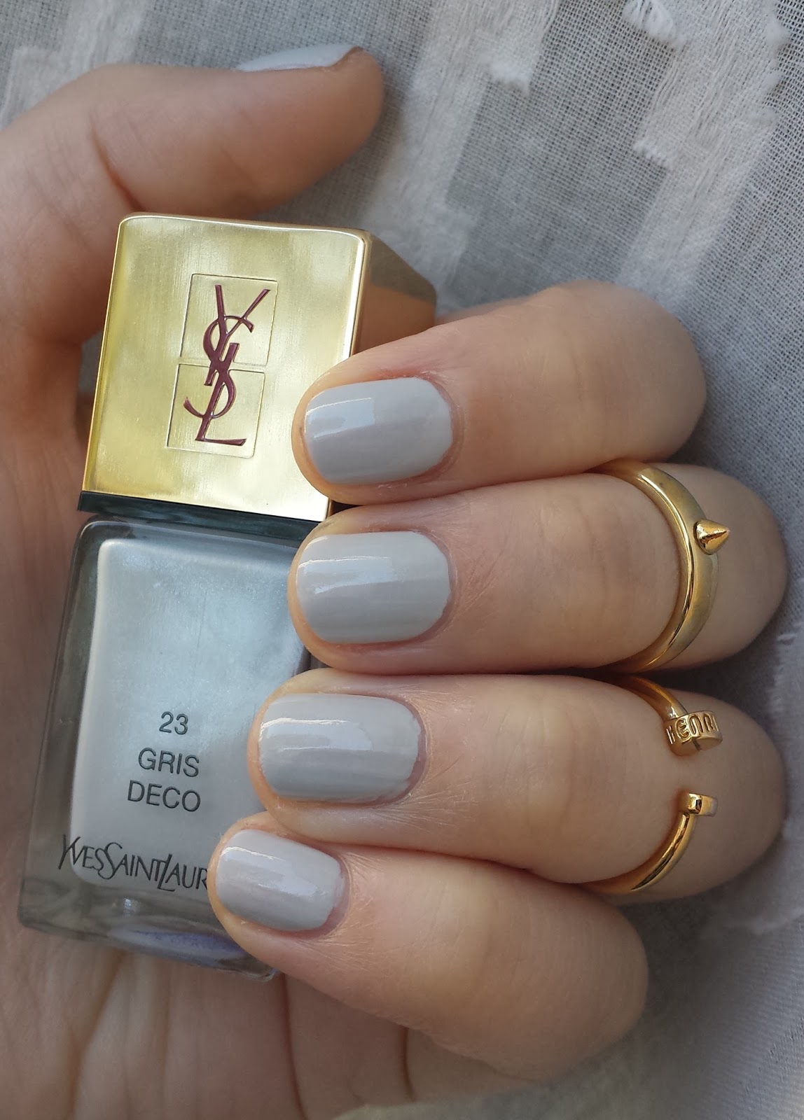 Polish or Perish: Lady in Grey: YSL Gris Deco