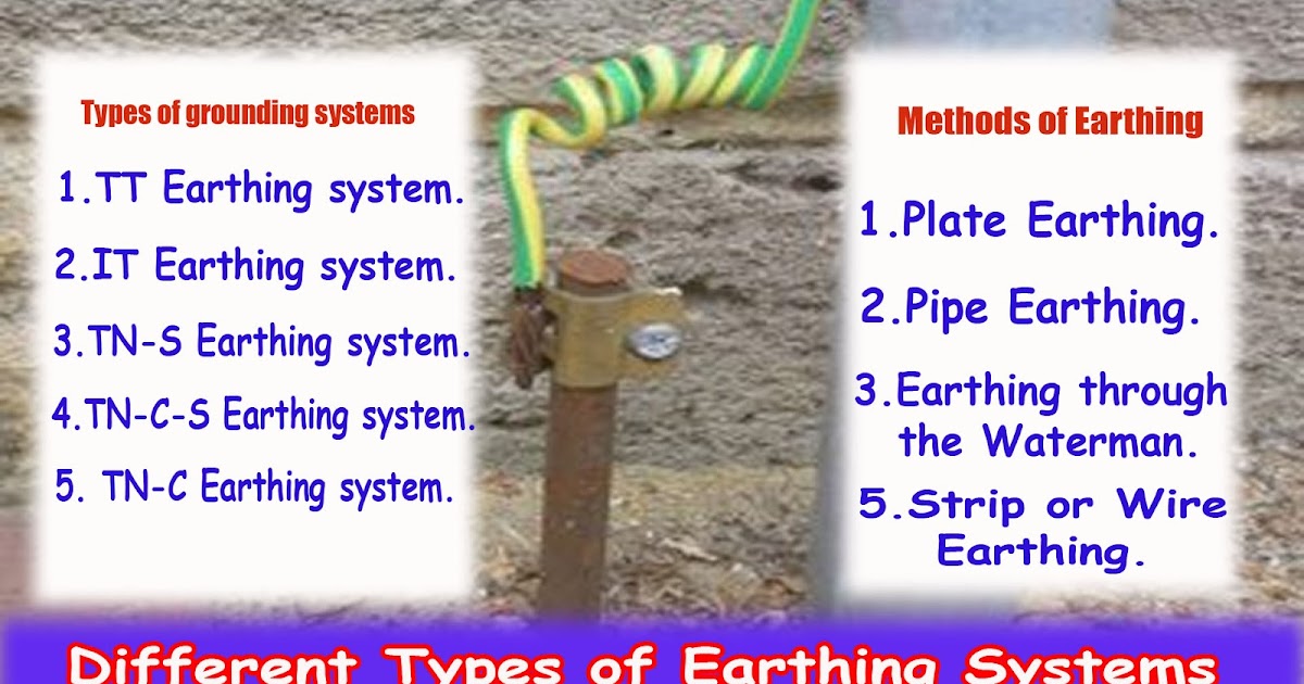Electrical Earthing And Grounding Methods, Types And Rules, 52% OFF Electrical Earthing And Grounding Methods, Types And Rules, 52% OFF