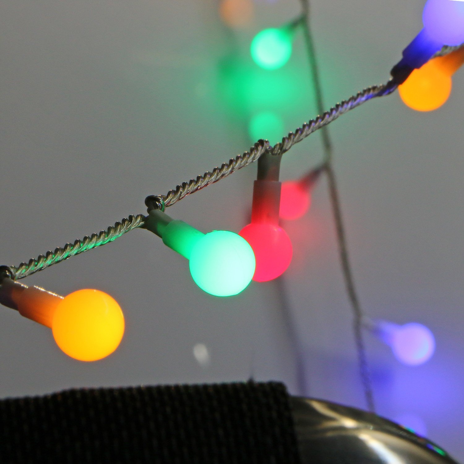 KooPower: KooPower 39ft 100 LEDs Indoor Colorful Globe String Lights ...