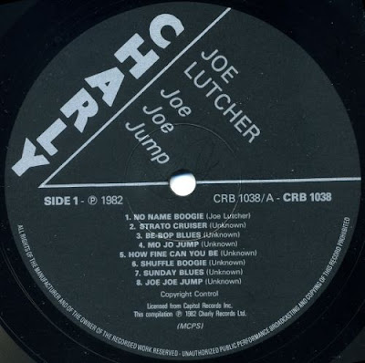 Be Bop Wino: Joe Lutcher - Joe Joe Jump