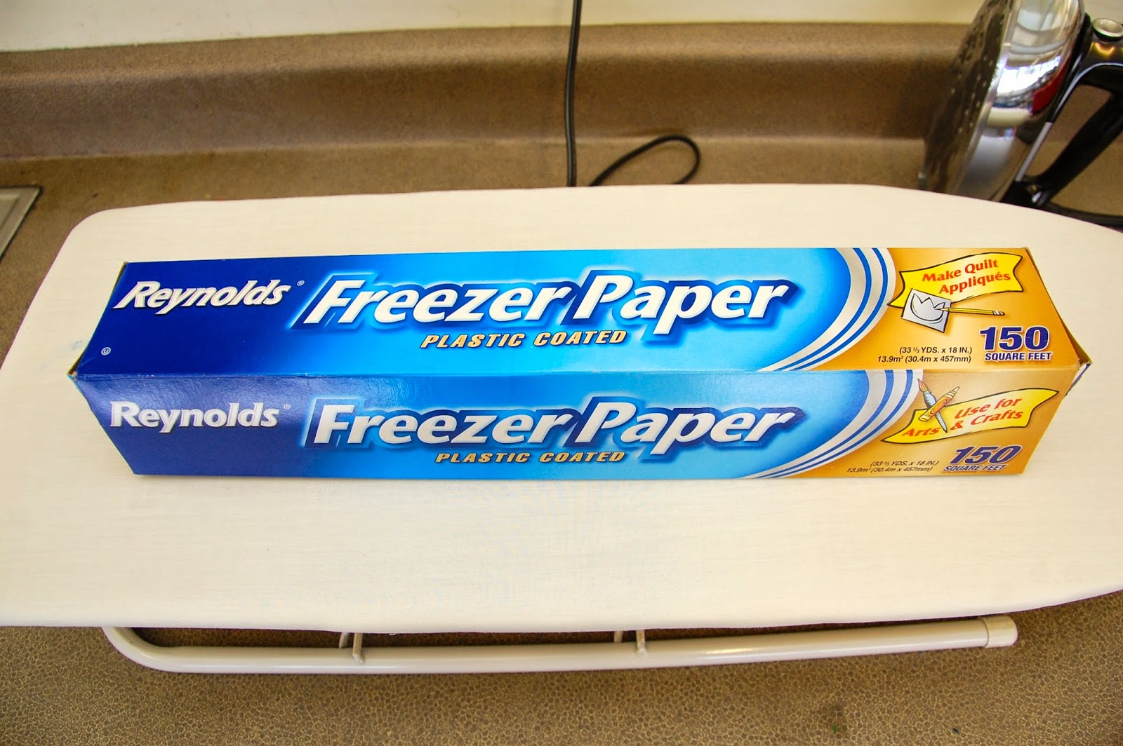 AHS Screen Printing: "Printing" the freezer-paper stencil