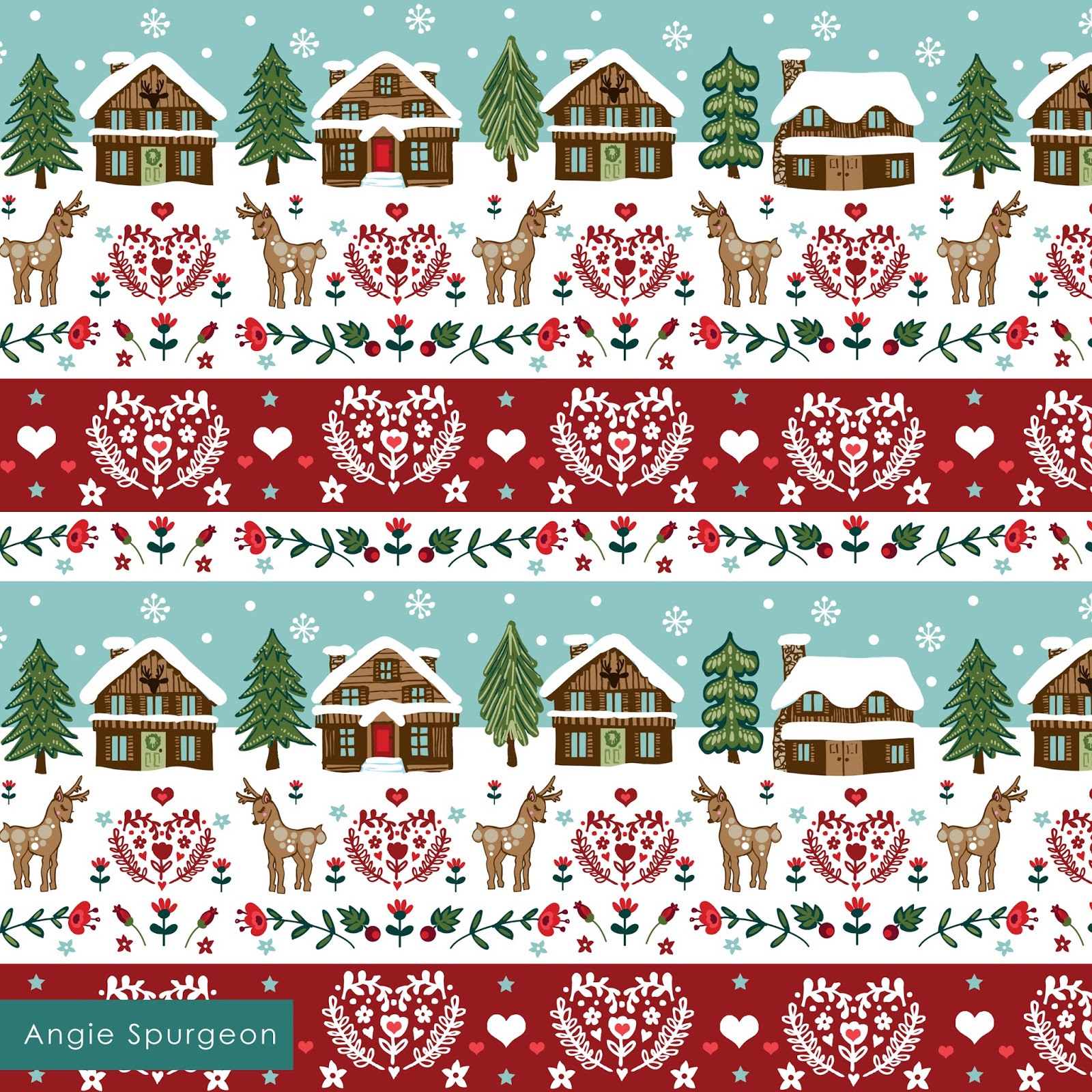 Artwork By Angie: New Festive Patterns.
