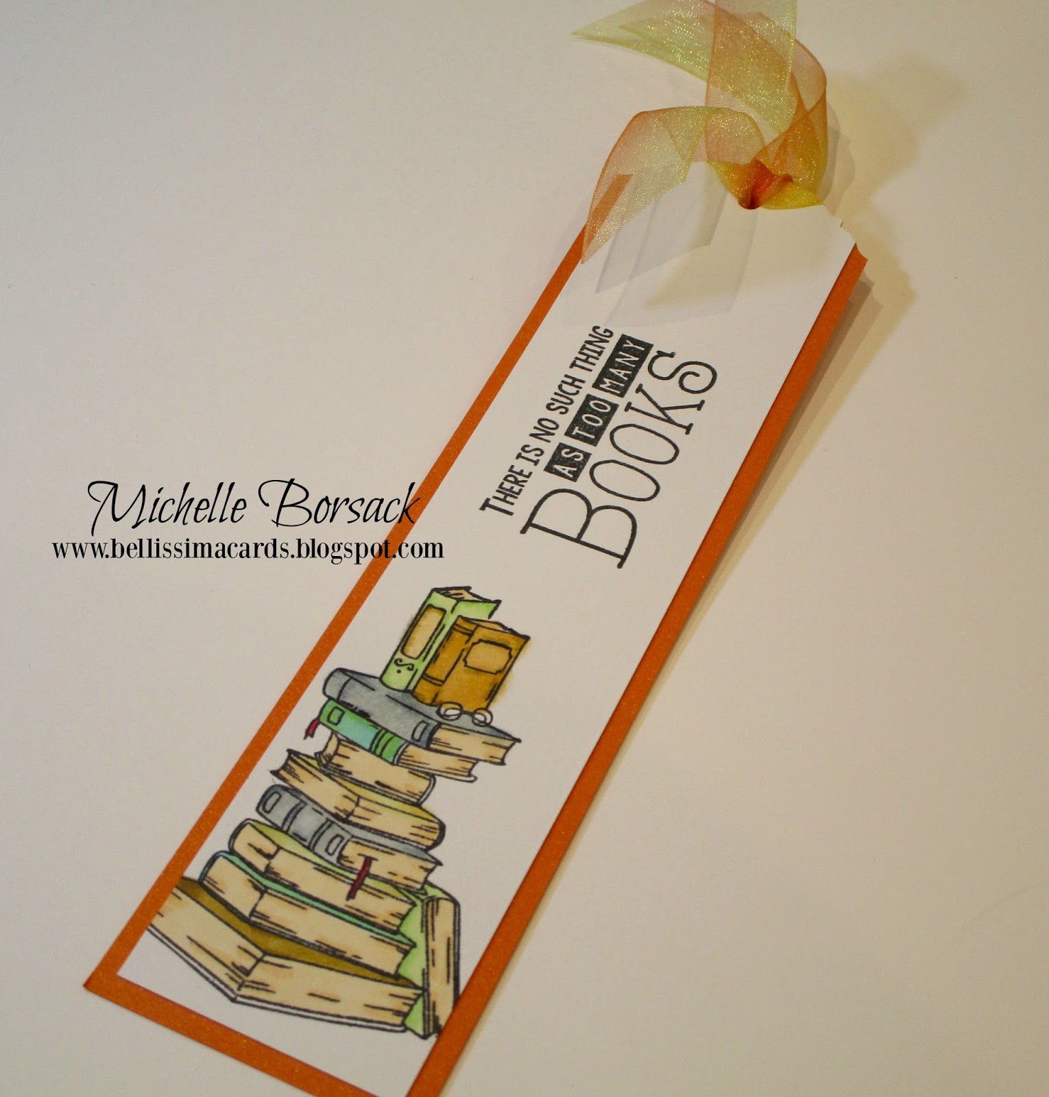Bellissima Cards: Book Mark Mania, a Giveaway and My New YouTube ...