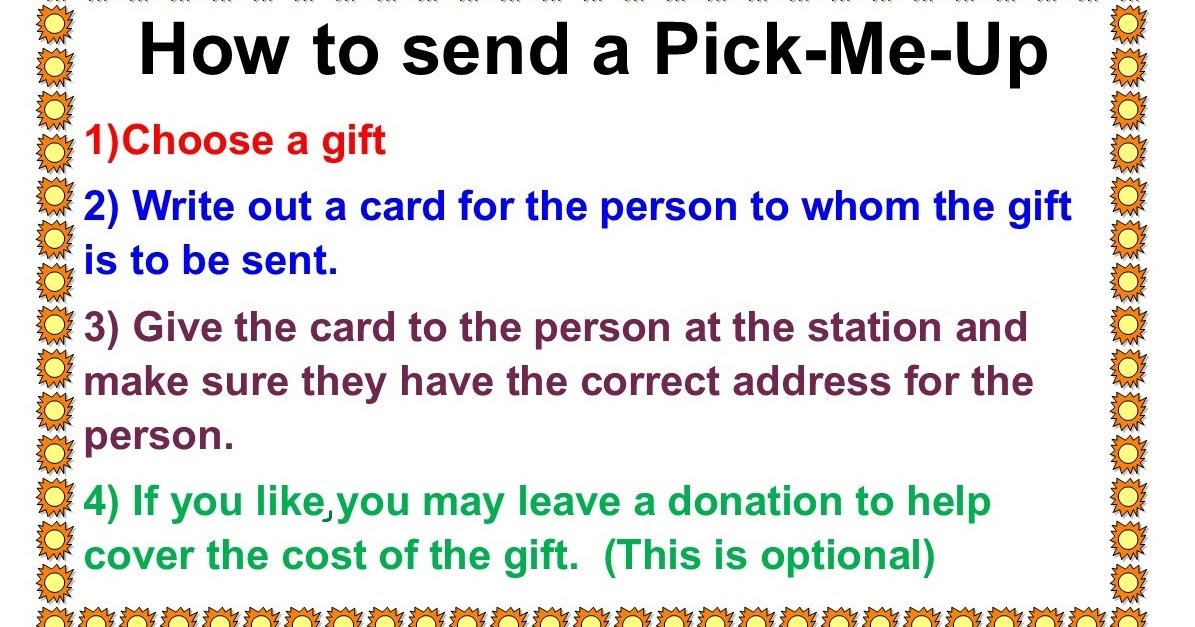 Ministry Moments: Pick-Me-Ups: A Service Idea