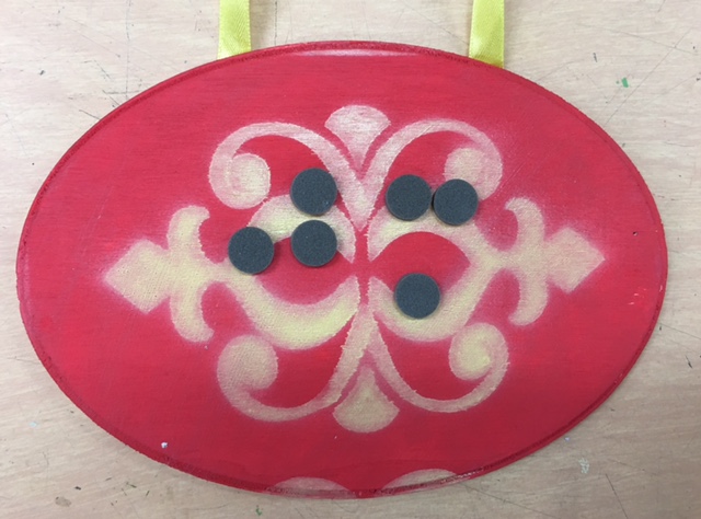 Kristen Applebee: Braille Name Plaque Craft