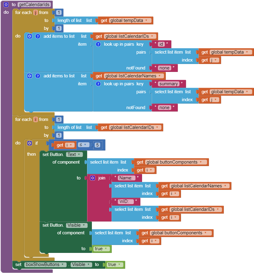 AI2 Inventor Forum News: Google Calendar API / App Inventor 2 Tutorial