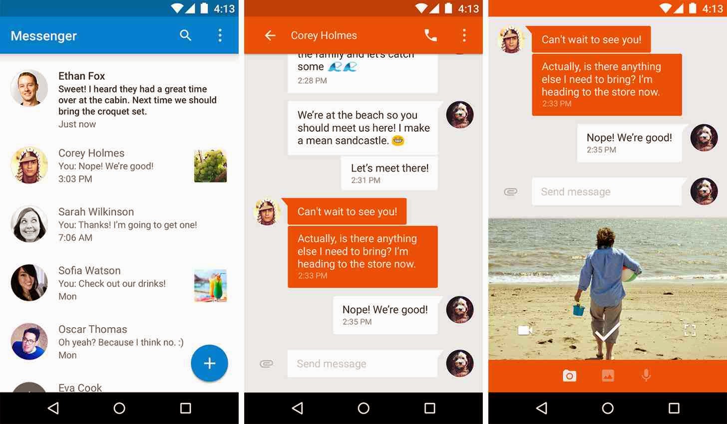 Google Messenger Updated for Android with Animated GIF and Widget ...
