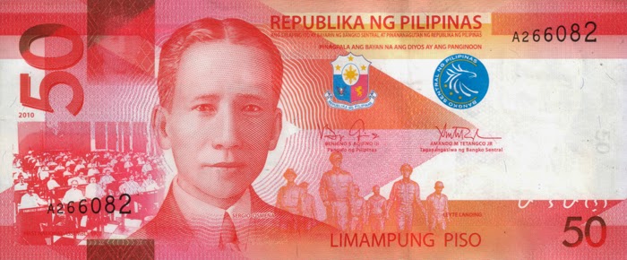 Illustration Job: drawing a fifty peso bill