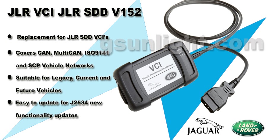 JLR VCI Jaguar and Land Rover Diagnostic Tool With JLR SDD V152 ...