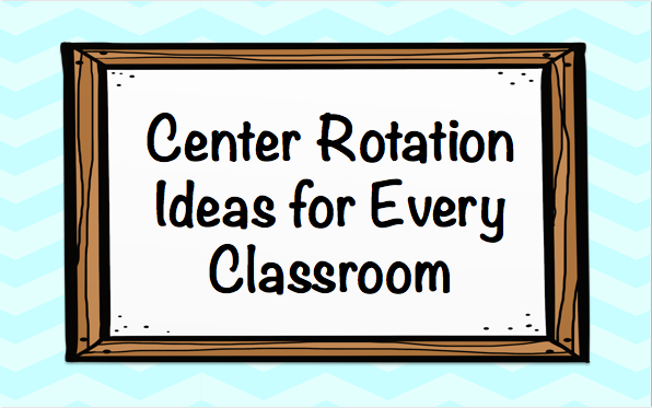 Mrs. Peay's Kindergarten Adventures : Center Rotation Ideas for Every ...