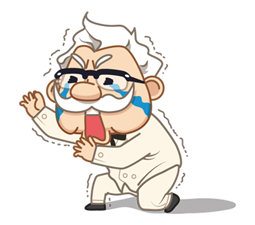 png : sticker623 kfc Colonel Sanders