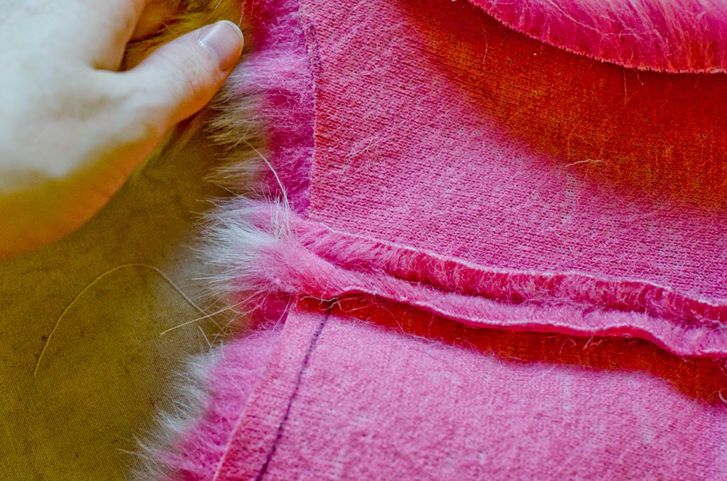 Esther from the Sticks: Tutorial: Vintage Inspired Fur Wrap