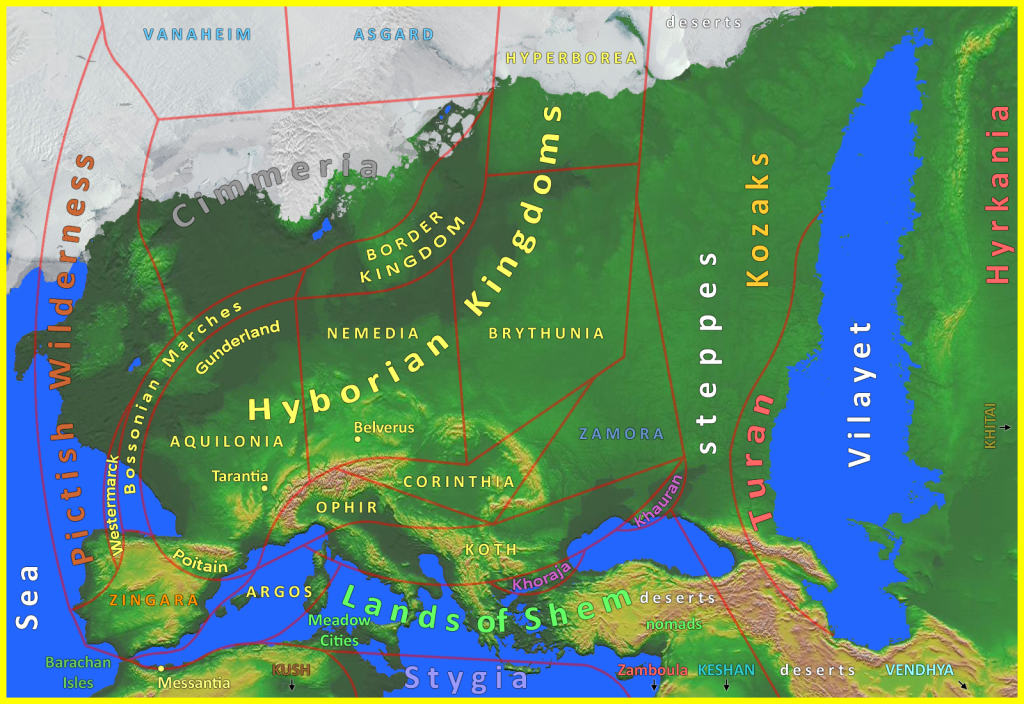 Oci Ilerget: Cartografia de l'Edat Hibòria